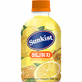 GS25 편의점 썬키스트)허니유자280ML 음료 행사상품 정보 42732 - 펴늬